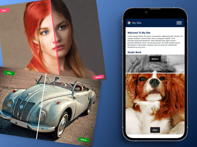Before & After Slider by Common Ninja-Before & After Slider